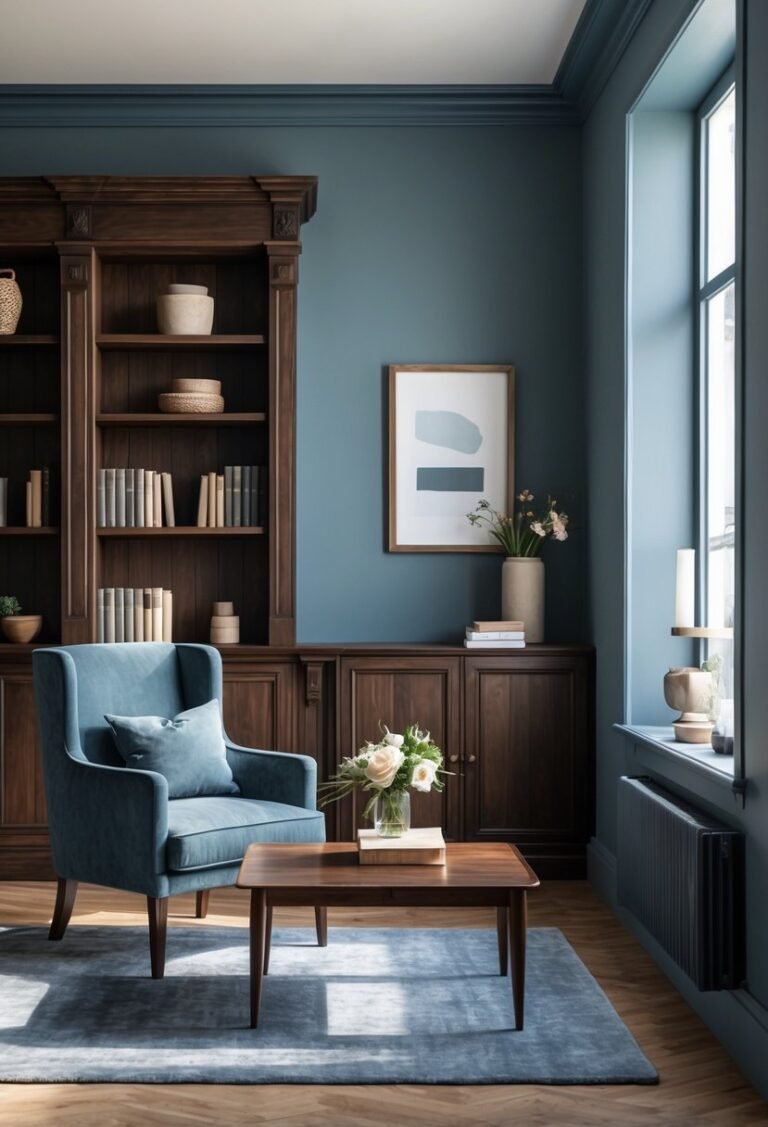 15 Paint Colors that Go with Dark Wood for Stylish Homes - ComfortlyDecor
